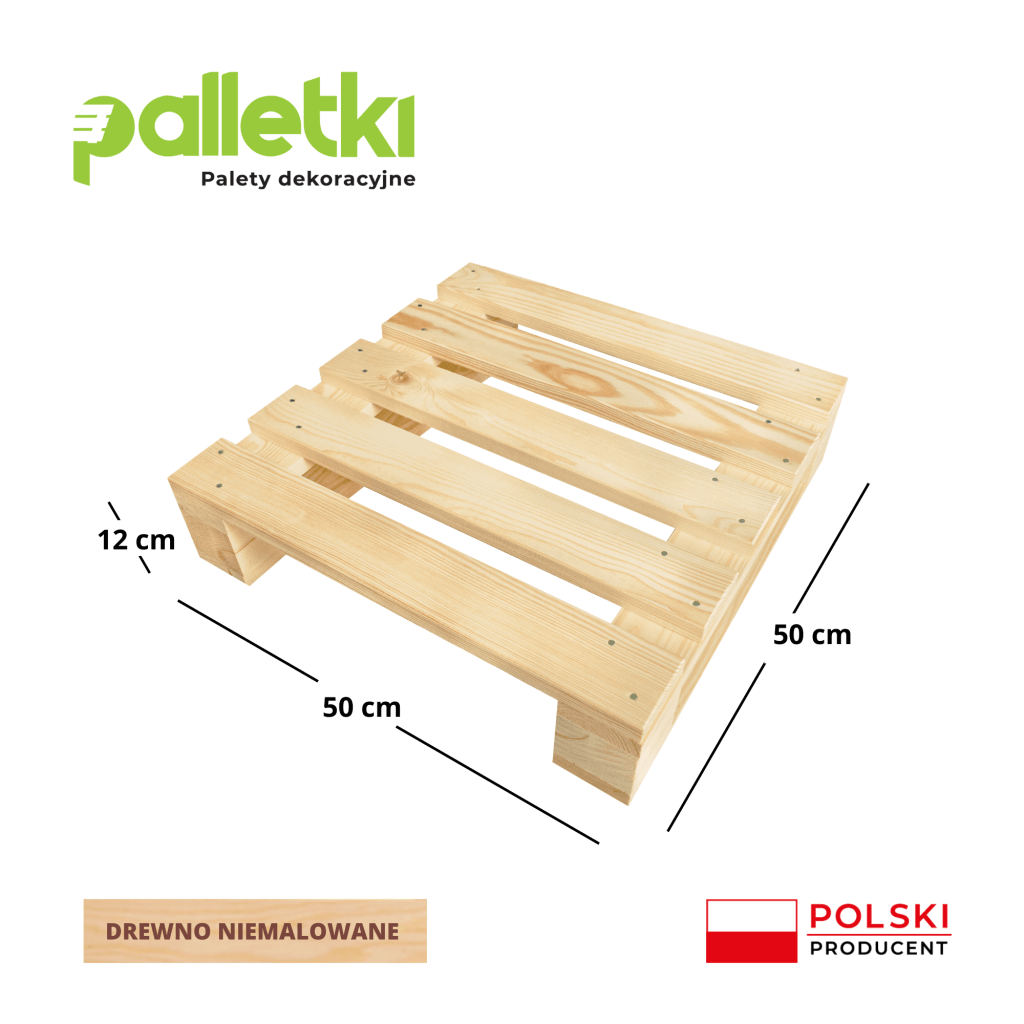 Palletki palety dekoracyjne do domu, firmy, ogrodu